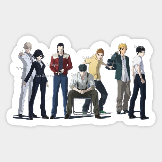 Ajin Characters 011 Ajin Sticker TeePublic